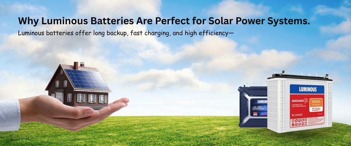 Why Luminous Batteries Are Perfect for Solar Power Systems » Battery Mela